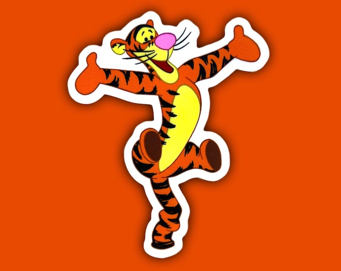 Tigger Sticker | "hoo-hoo-hoo-hoo" Disney Winnie the Pooh Vinyl Decal for Car, Laptop, Journal ...