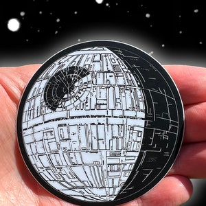 Death Star Stickers: Star Wars Vinyl Decals | Holographic OR Black and ...