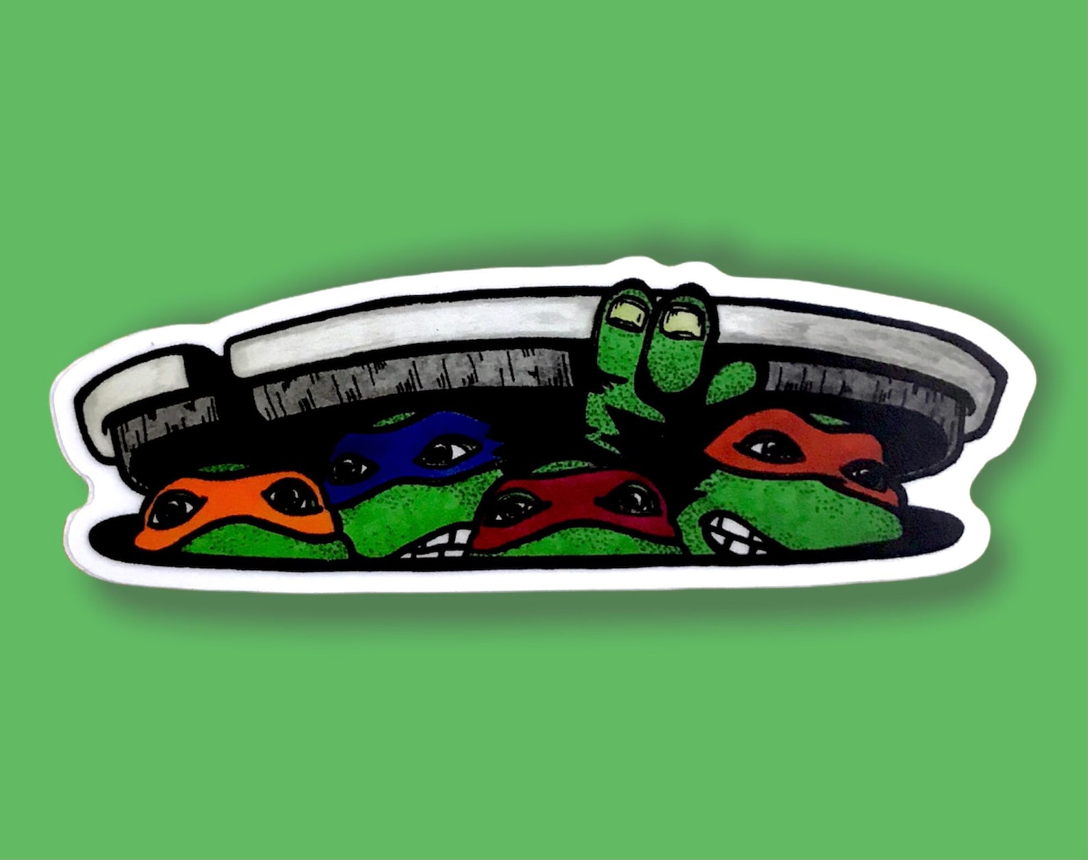 Teenage Mutant Ninja Turtles TMNT Sticker turtle - Etsy