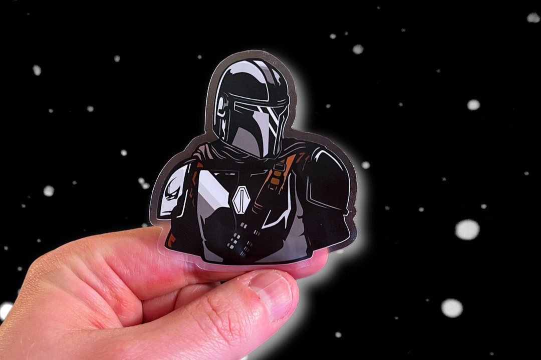 The Mandalorian (din Djarin/mando) Clear Sticker | "this is the Way ...