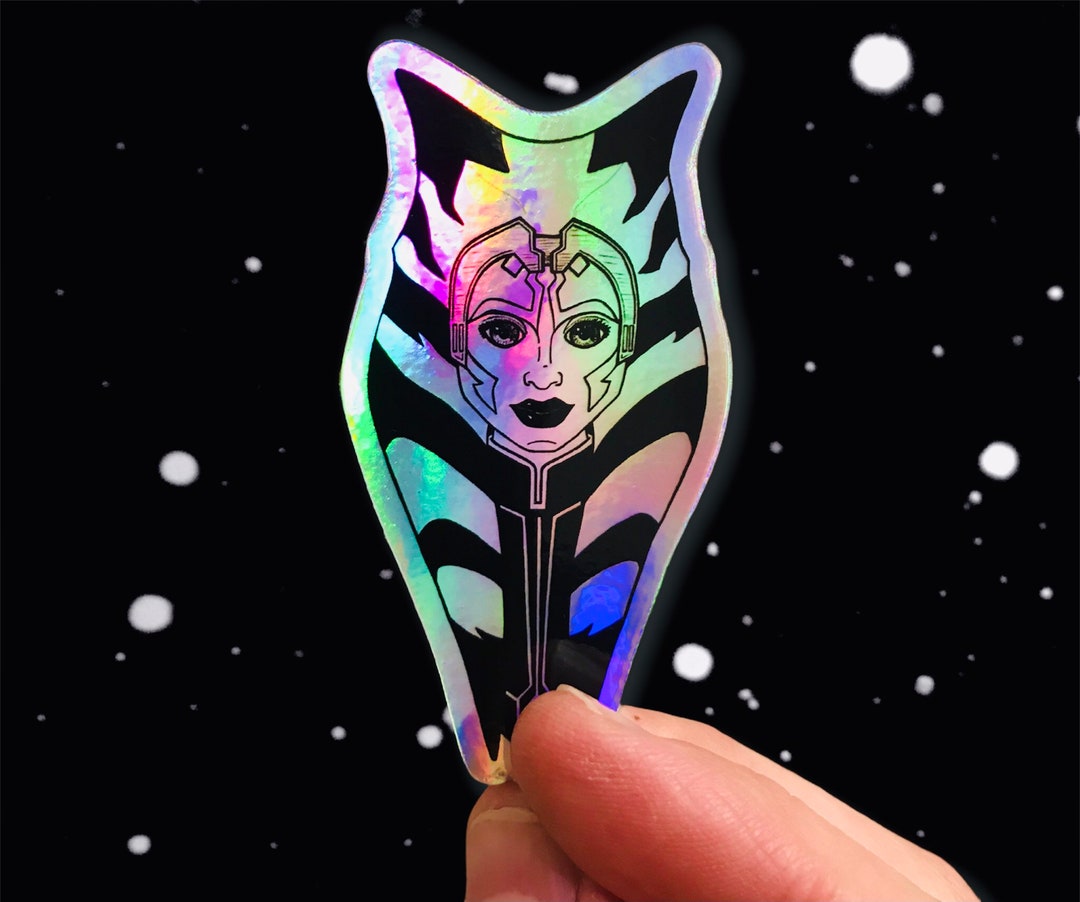 Ahsoka Tano Sticker: Star Wars Clone Wars Holographic Vinyl Decal | 1. ...