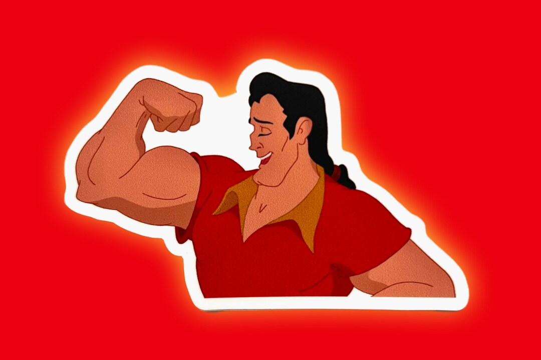 Gaston Disney Villain Sticker Good at Expectorating Beauty and the ...