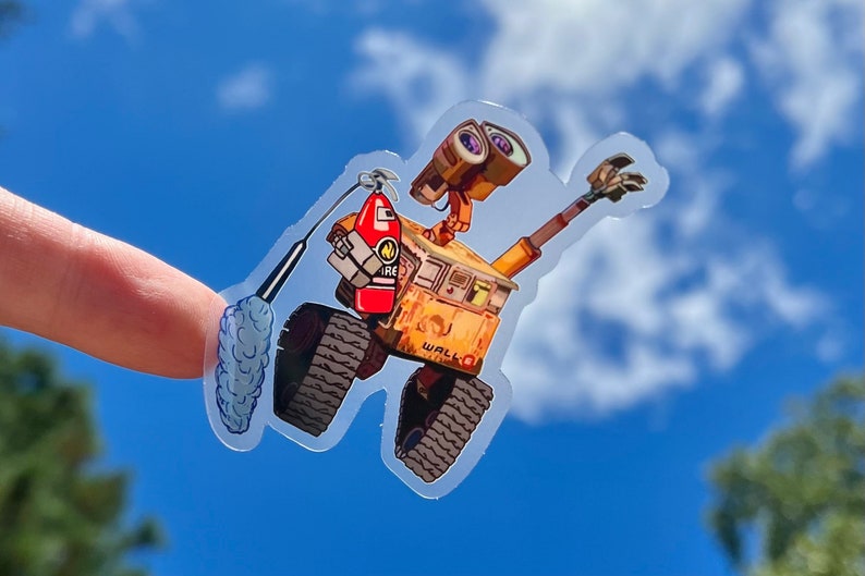 Wall-e Sticker: Disney Pixar Vinyl Decals | 3" X 2.56" - Etsy