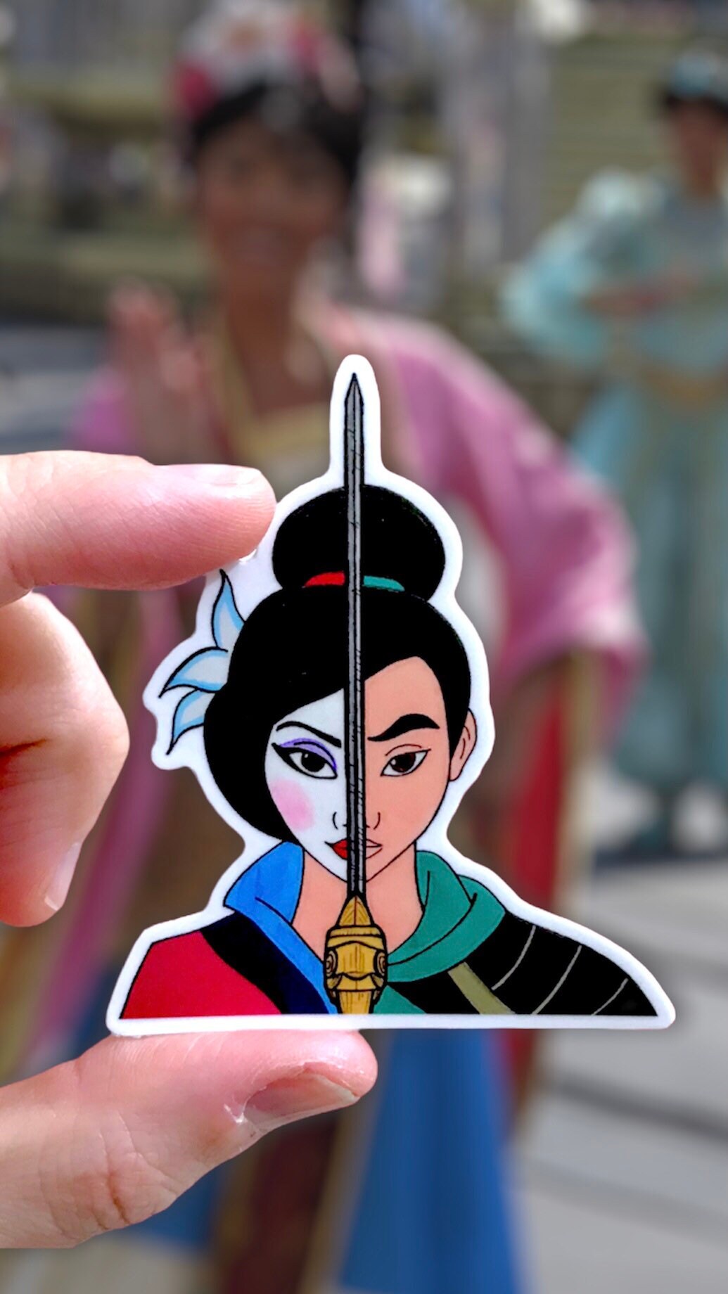 Mulan Disney Princess Sticker | "loyal, Brave, & True" Waterproof Vinyl ...