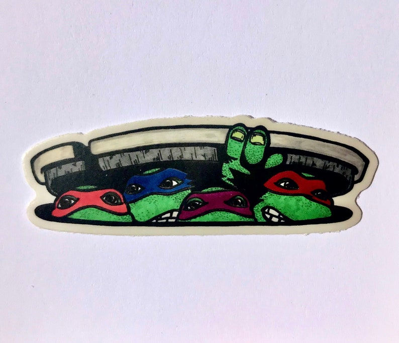 Teenage Mutant Ninja Turtles TMNT Sticker turtle | Etsy