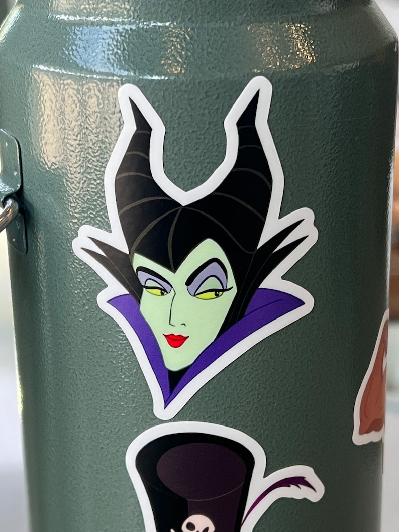 Maleficent Disney Villain Sticker mistress of All Evil - Etsy