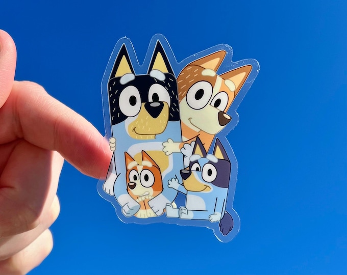 Bluey Sticker Sheet - Etsy