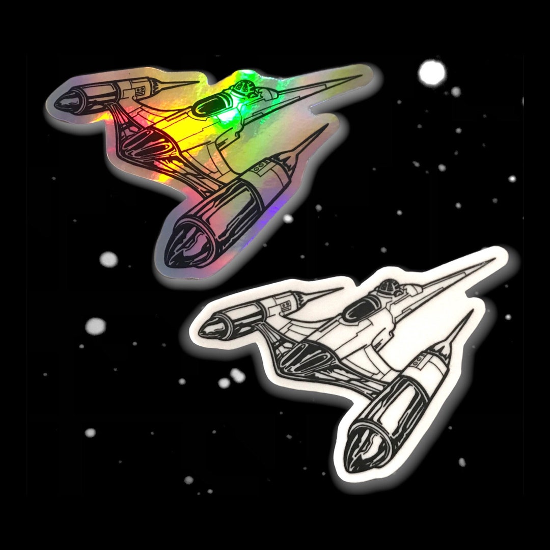 Naboo N1 Starfighter Sticker | "wizard!" Star Wars Vinyl Decal for Car ...