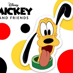 Pluto Sticker | “arf! Arf! Arf!” Disney Waterproof Vinyl Decals for Car ...