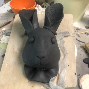 Rabbit Cat Squirl Template Pottery Pattern for Slab Building Rodent ...