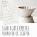 Coffee Dripper Cone Pottery Template Pattern for Slab Building a Coffee ...