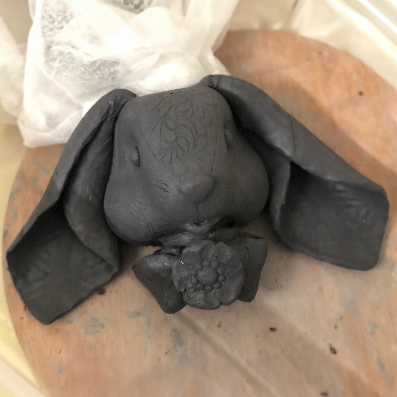 Rabbit Cat Squirl Template Pottery Pattern for Slab Building Rodent ...