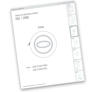 Coffee Dripper Cone Pottery Template Pattern for Slab Building a Coffee ...