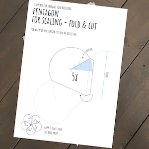 Origami Pottery Template to Create 4 Different Bowls/plates in Multiple ...