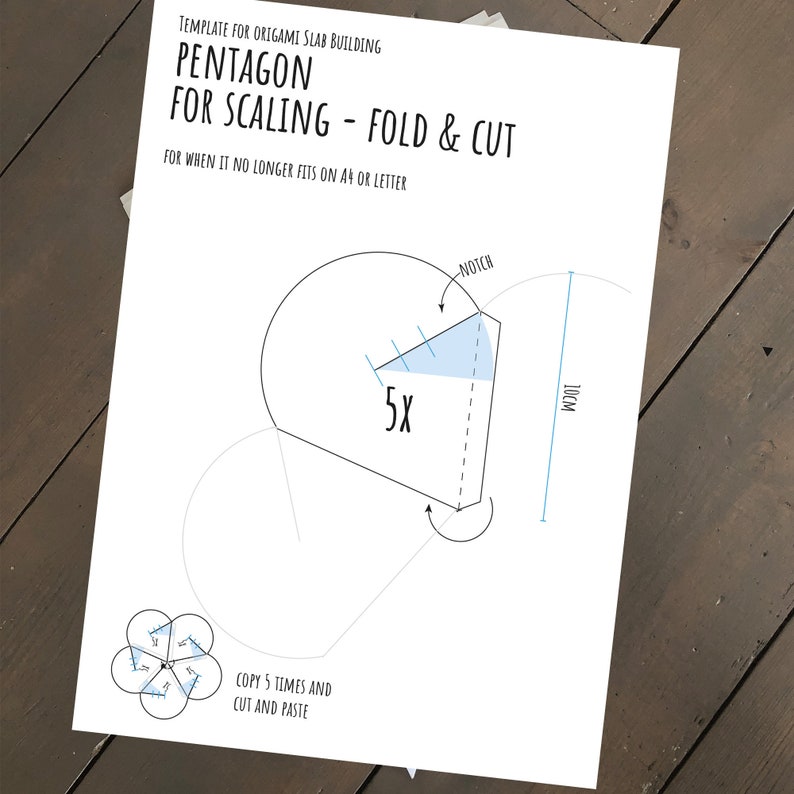 Origami Pottery Template to Create 4 Different Bowls/plates in Multiple ...