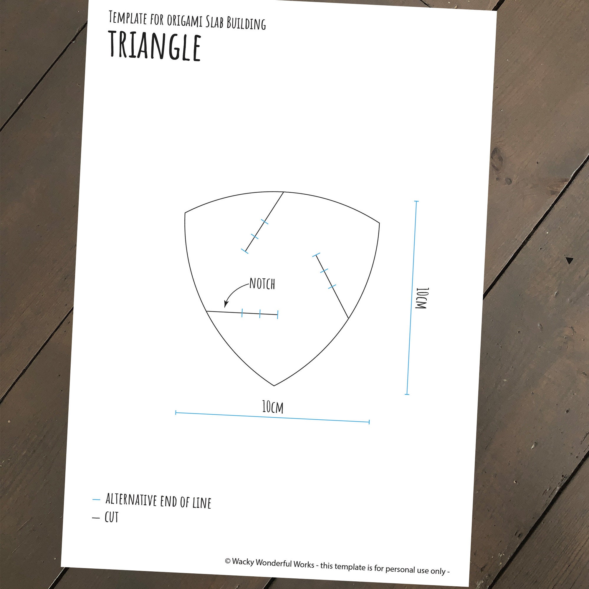 Origami Pottery Template to Create 4 Different Bowls/plates in Multiple ...