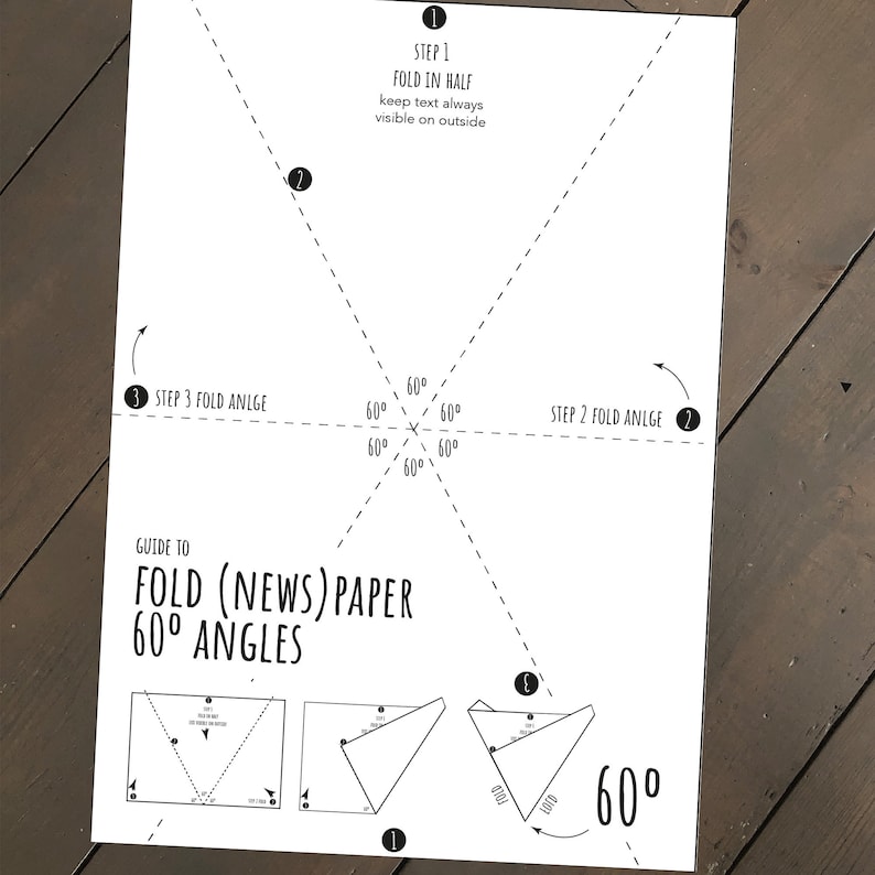 Origami Pottery Template to Create 4 Different Bowls/plates in Multiple ...