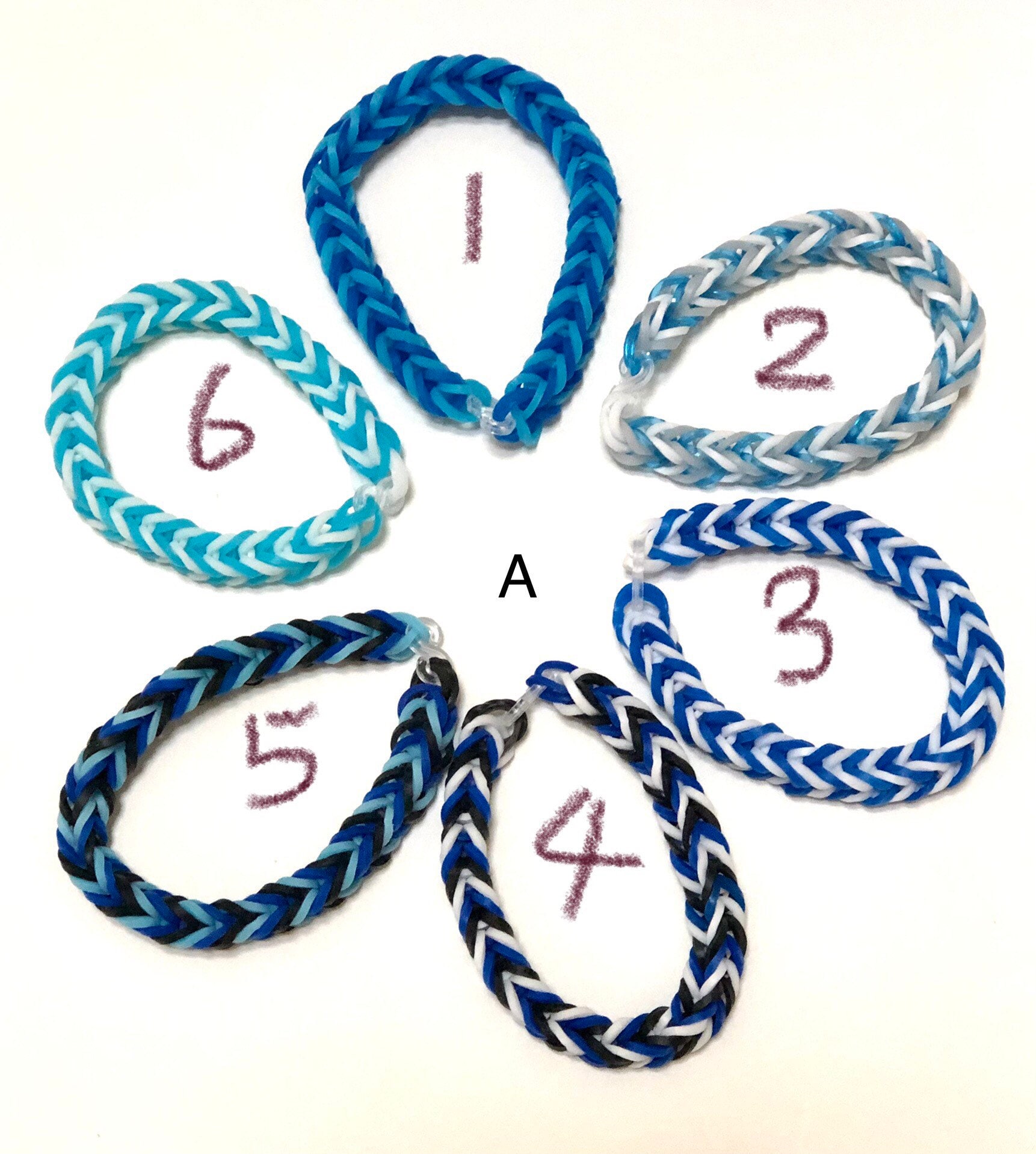 Rubber Band Bracelets - Colorful and Customizable - Etsy