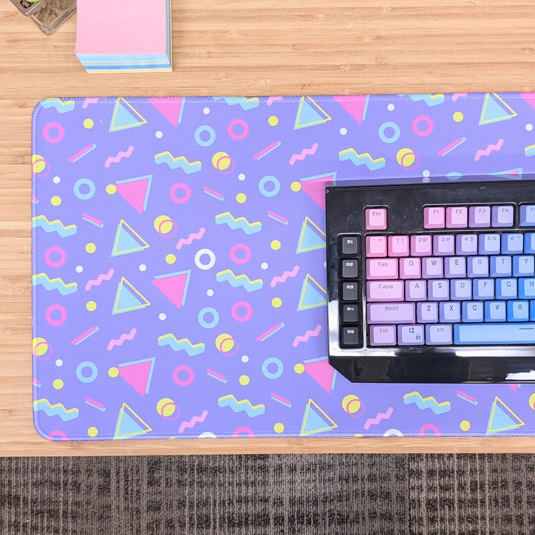 90's Purple Carpet Retro Arcade Gamer Mousepad Desk Mat - Etsy