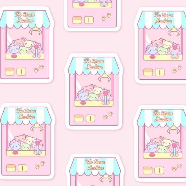 Claw Machine Sticker - Etsy