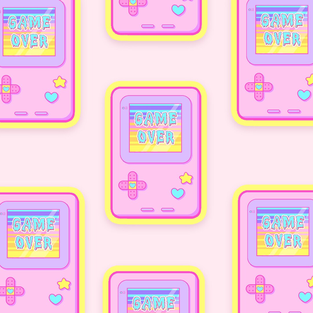 Holographic Handheld Game Boy ~ Waterproof Die Cut Sticker ~ Tawny ...