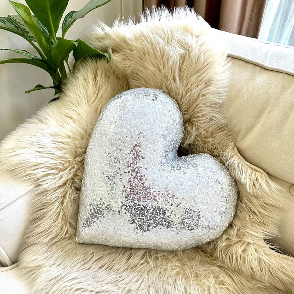 Sequin Throw Pillow - Etsy