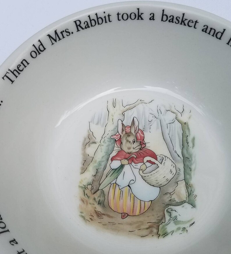 Very Cool Vintage Beatrix Potter Peter Rabbit Dish by Wedgwood China - Etsy