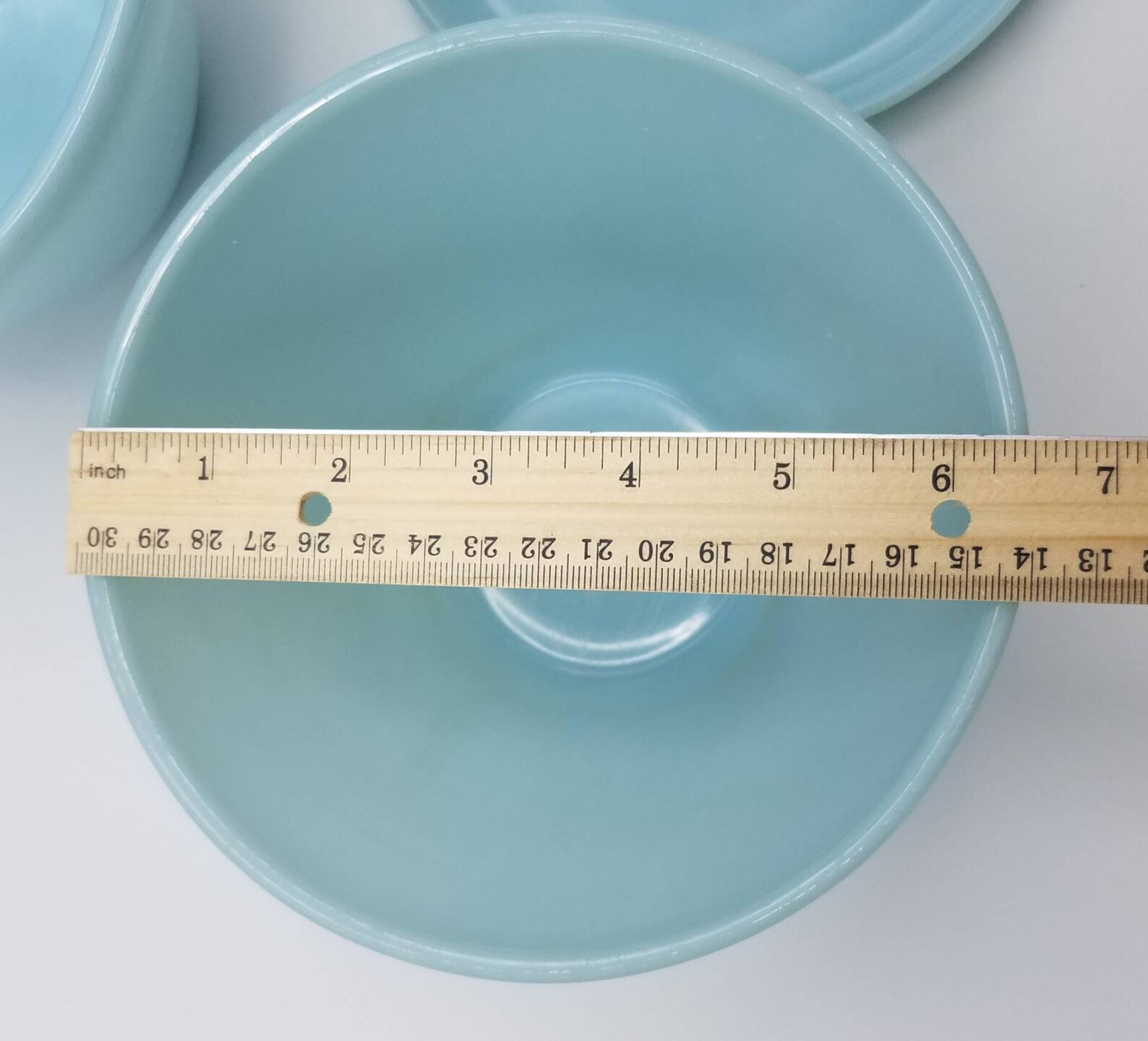 Vintage Fire-king Turquoise Blue - Etsy