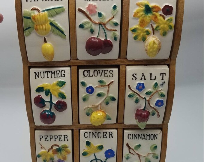 Vintage 1940's Made in Japan Spice Rack - Etsy