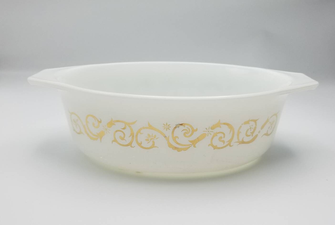 1964 Pyrex Empire Scroll Promo Casserole Dish - Etsy