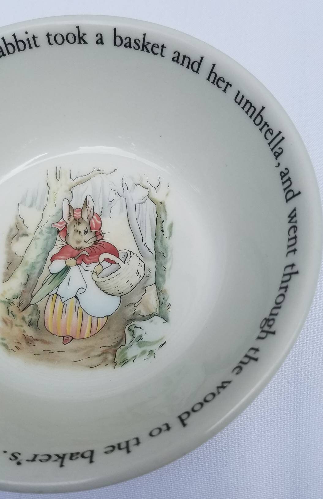 Very Cool Vintage Beatrix Potter Peter Rabbit Dish by Wedgwood China - Etsy