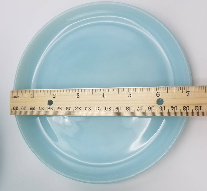 Vintage Fire-king Turquoise Blue - Etsy