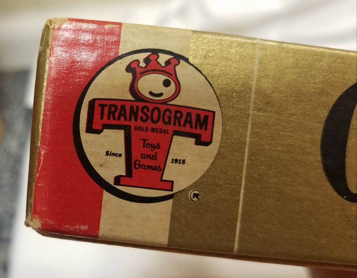 Vintage Transogram Games Checkers and Backgammon with Acey | Etsy