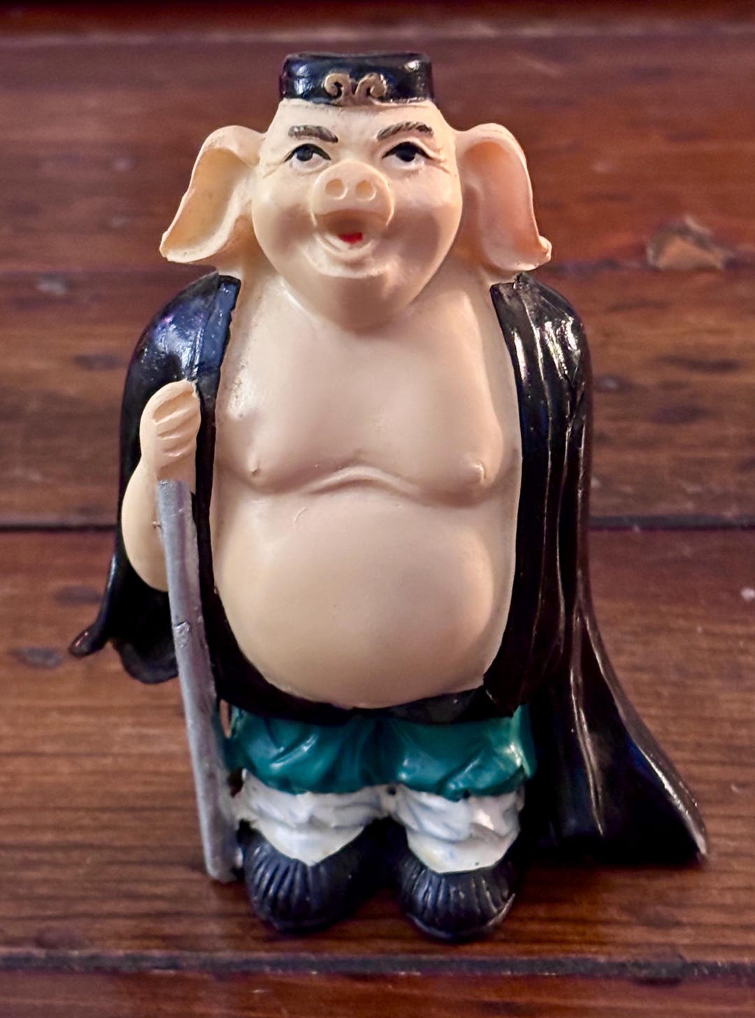 Vintage Pigsy Figurine, Journey to the West Decor (missing Rake) - Etsy