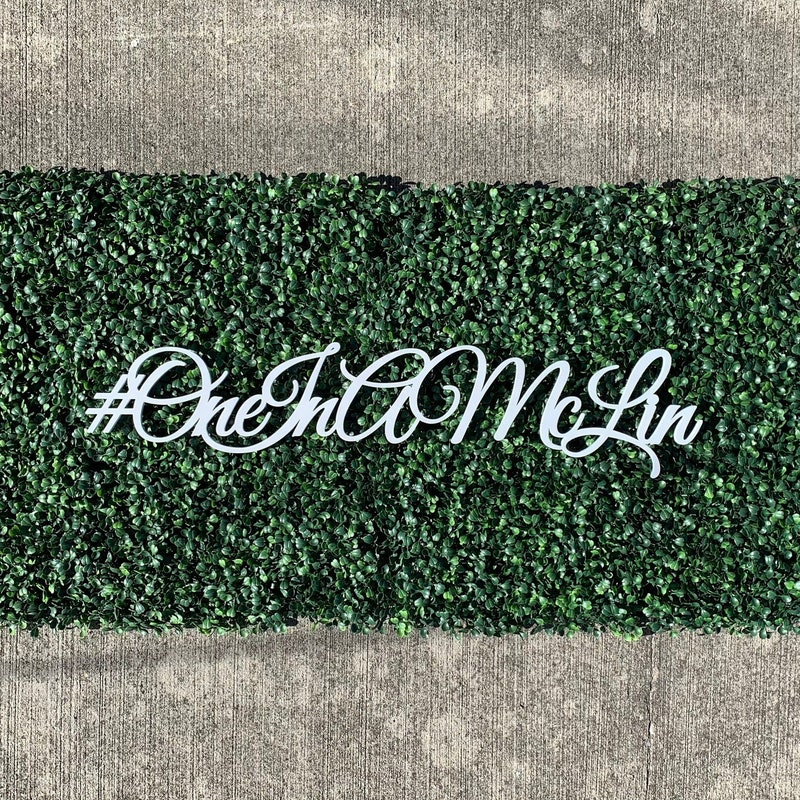 Custom Hashtag Sign - Etsy