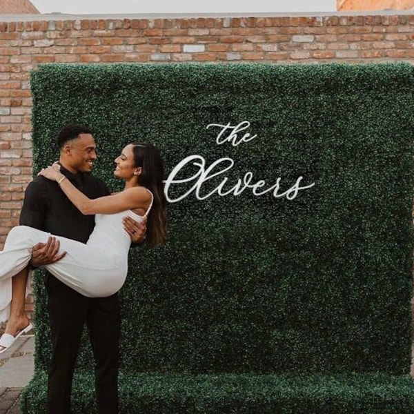 Wedding Name Backdrop - Etsy