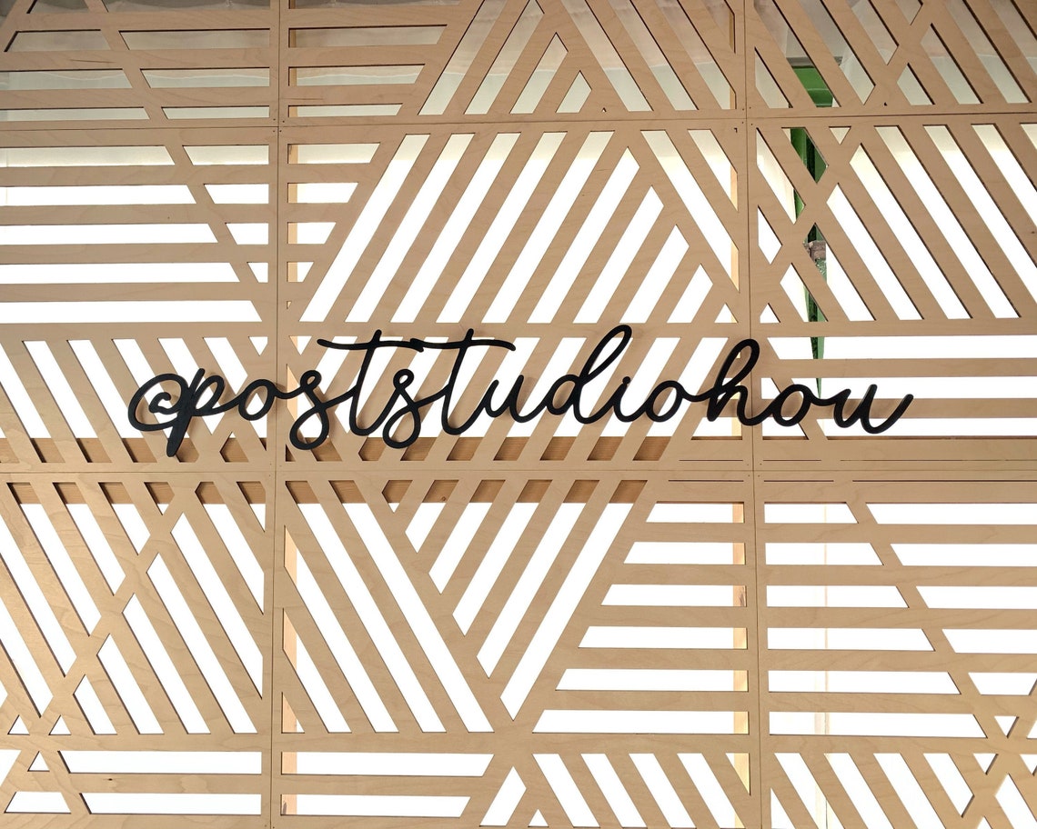 Large Custom Social Media Handle Sign Sign Instagram Sign - Etsy