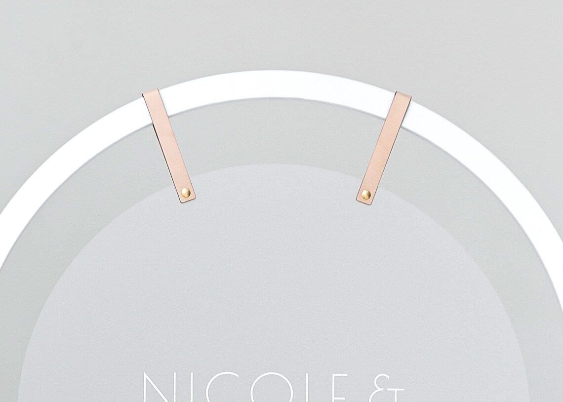 Leather Straps Large Welcome Sign Mounting Sign Hangers - Etsy