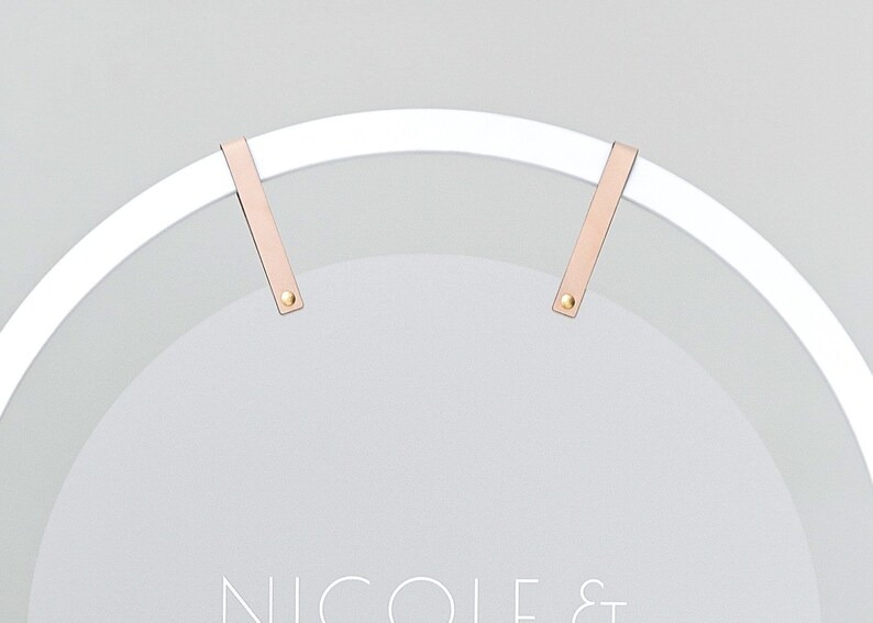 Leather Straps Large Welcome Sign Mounting Sign Hangers - Etsy