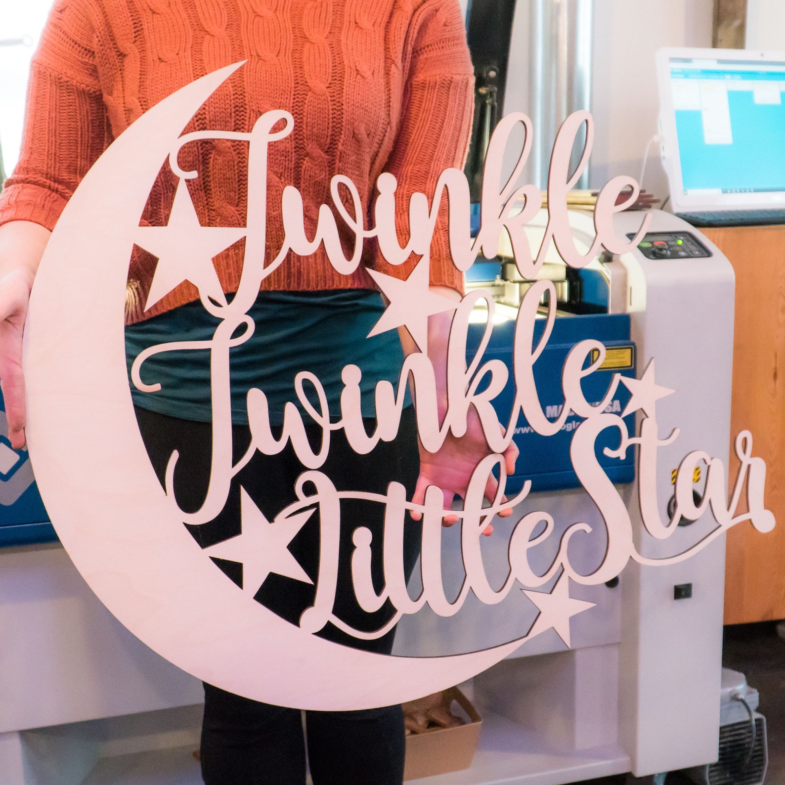 Twinkle Twinkle Little Star Sign Nursery Sign Nursery Decor - Etsy