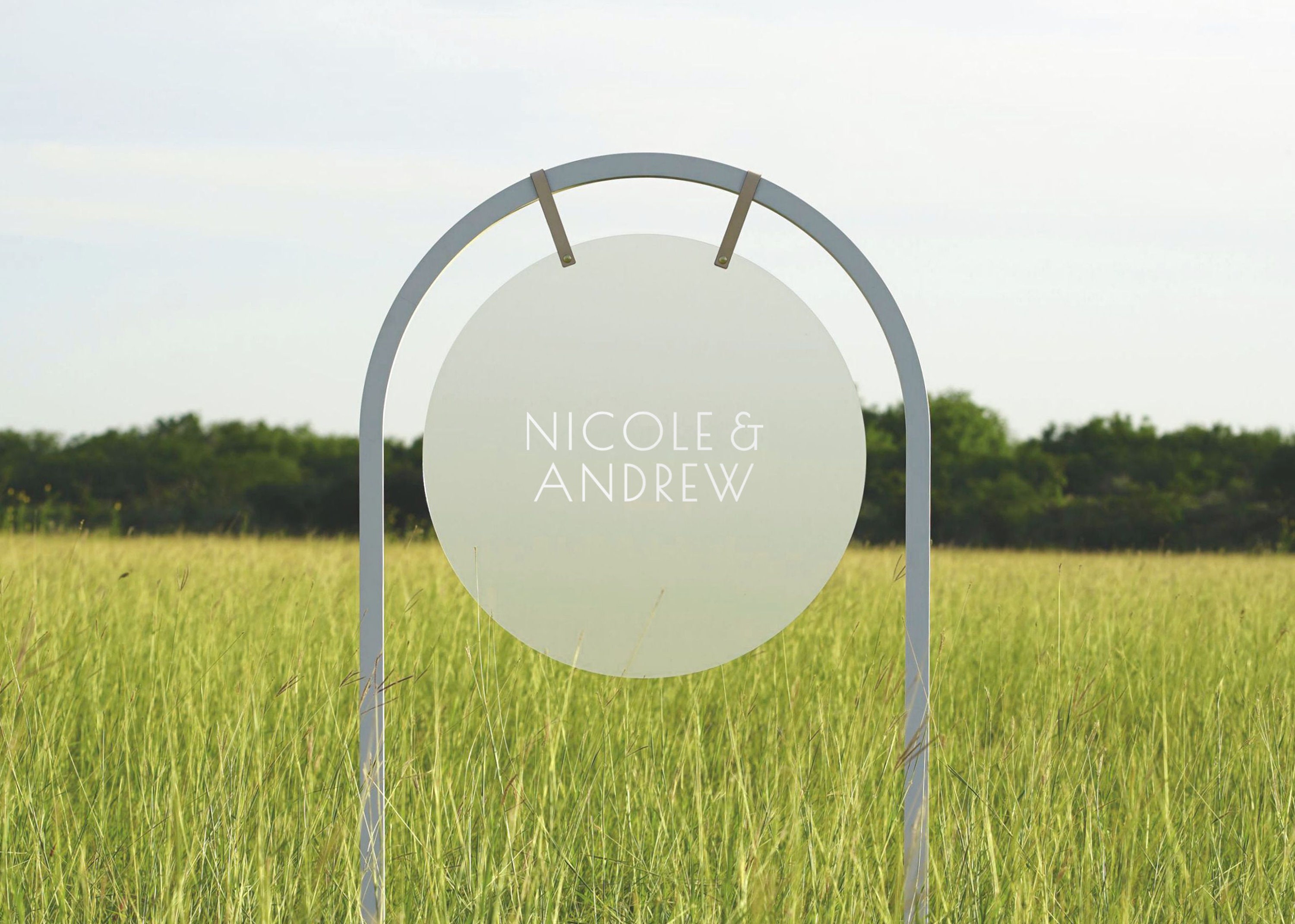 Large Circle Welcome Sign - Etsy