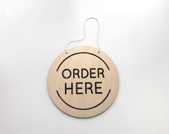 Order Here Sign - Etsy