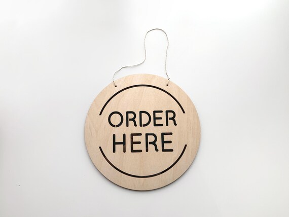 Ordene aquí Letrero Letrero de negocios Letrero de - Etsy México