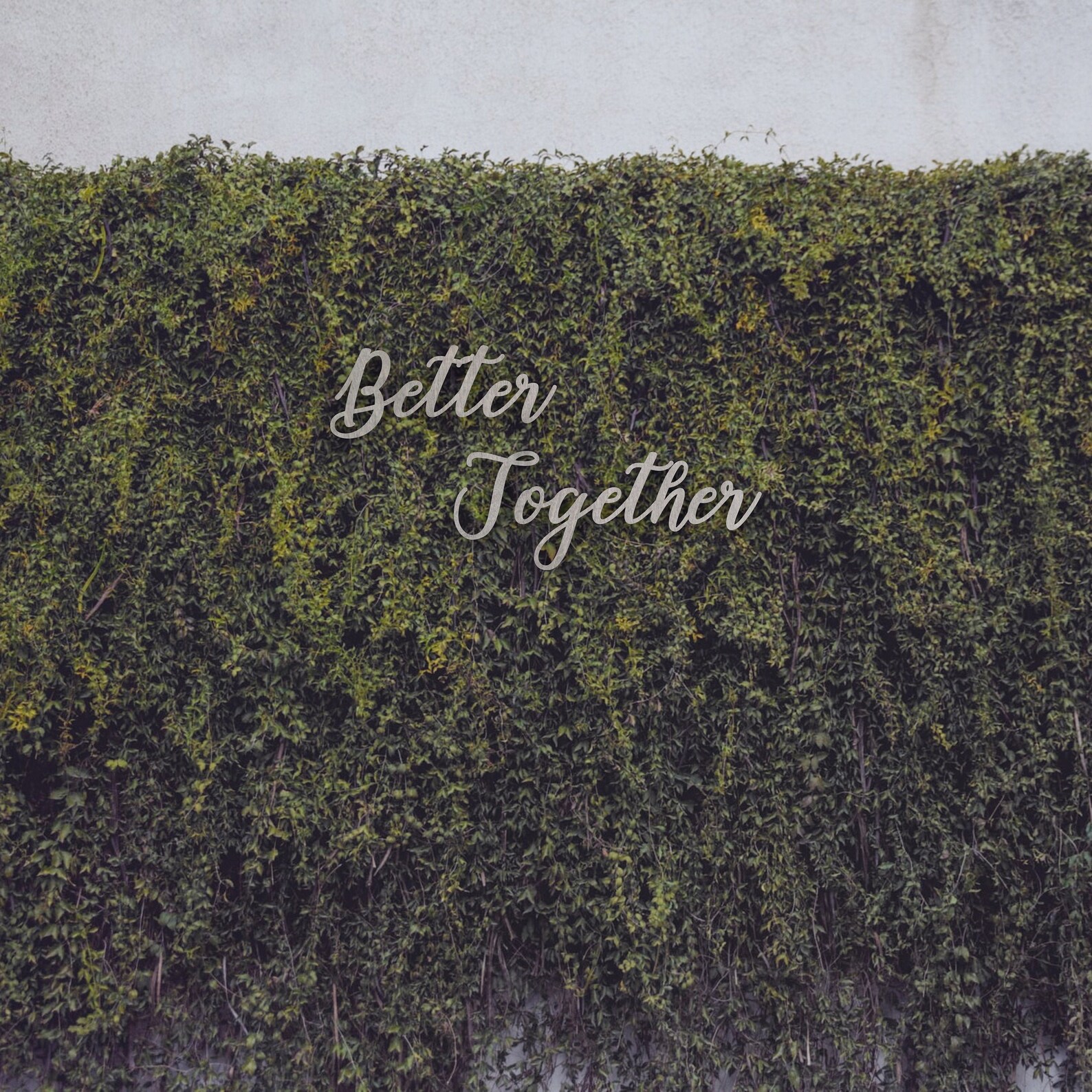 Better Together Wedding Sign Wood Sign for Backdrop Wedding | Etsy