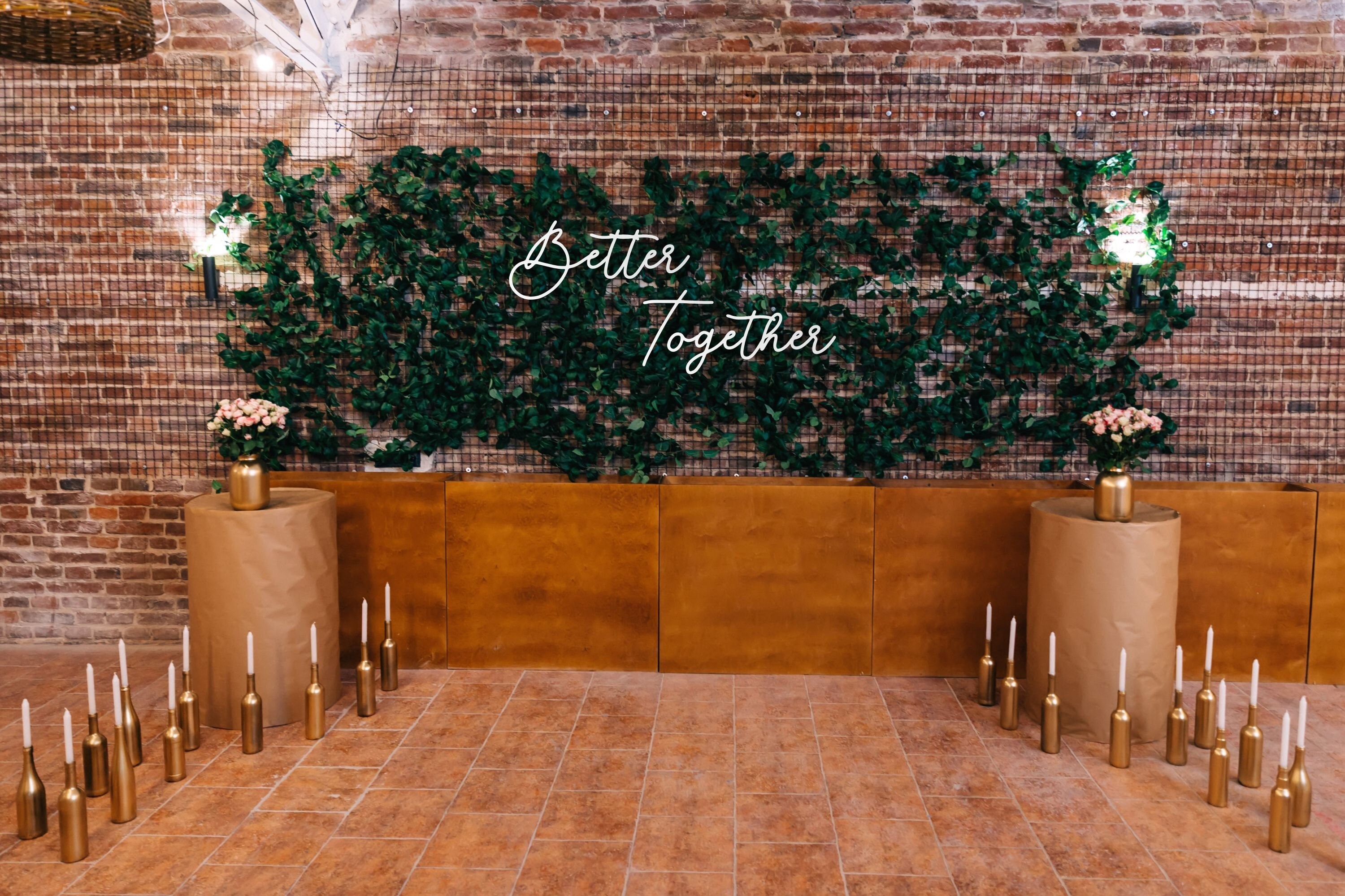 Better Together Wedding Sign Wood Sign for Backdrop Wedding | Etsy