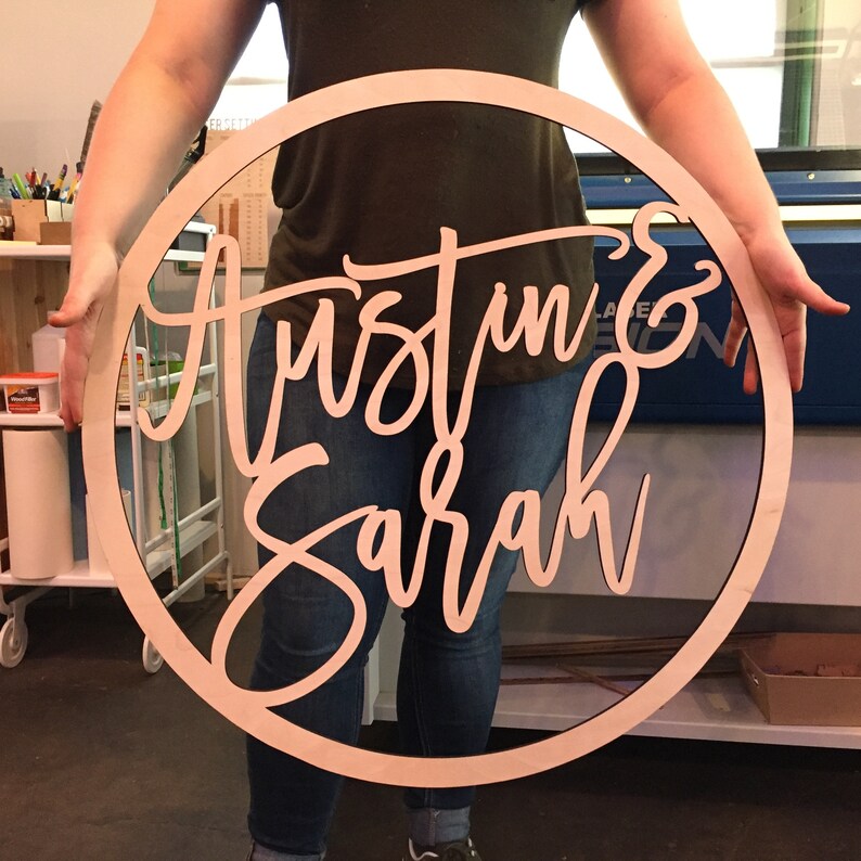 Wedding Names Sign Custom Name Sign Calligraphy Name Sign - Etsy