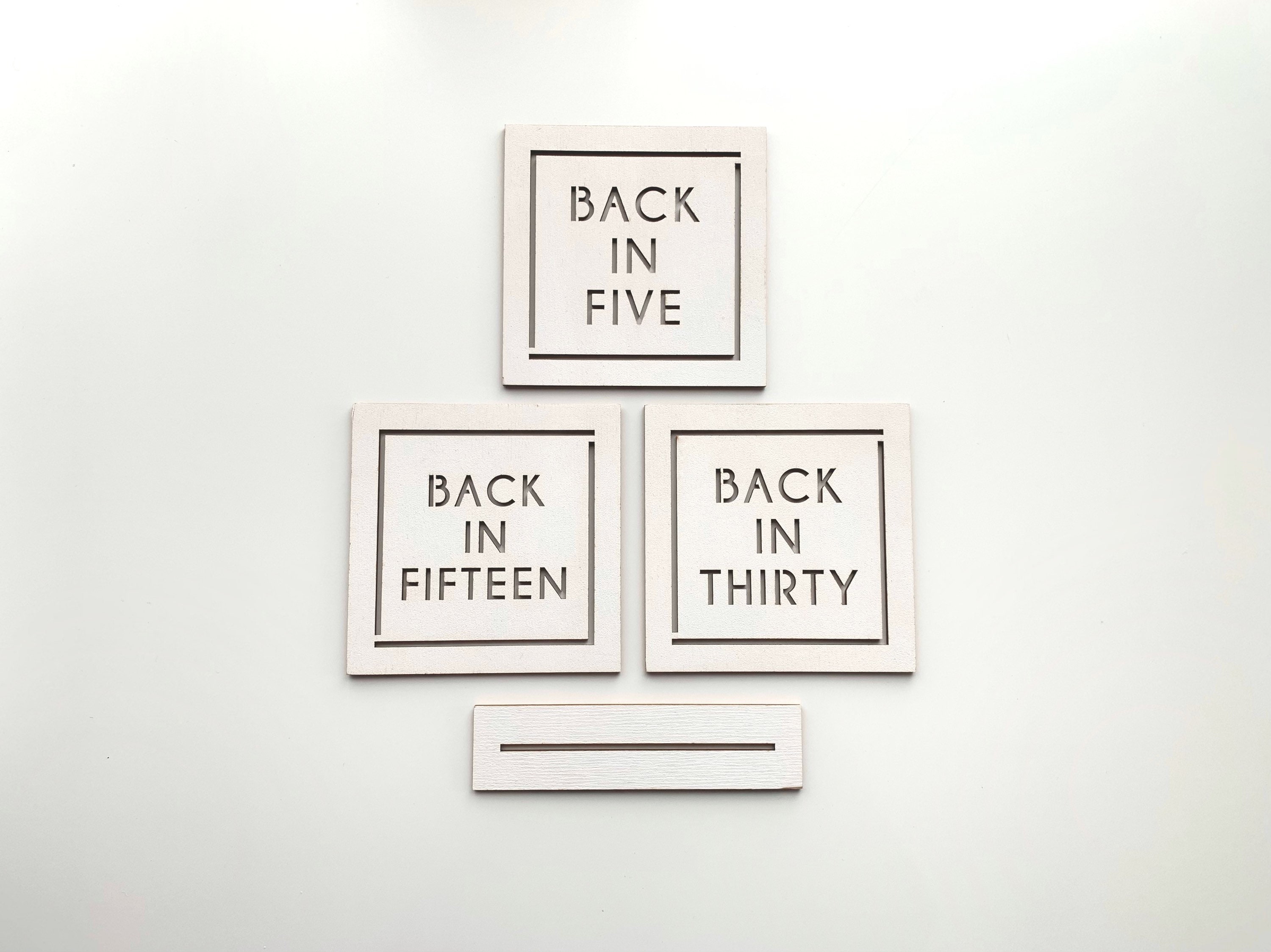 Back In Five Minutes Sign Back In Fifteen Minutes Sign Back | Etsy