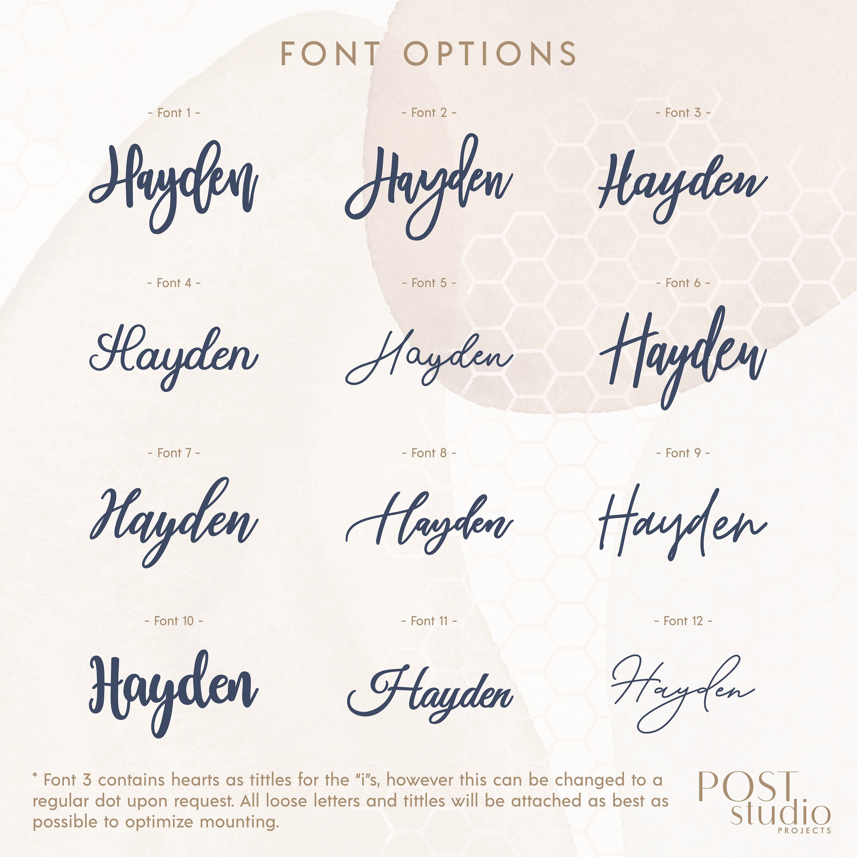 Large Personalized Calligraphy Name Sign Nursery Name Sign | Etsy