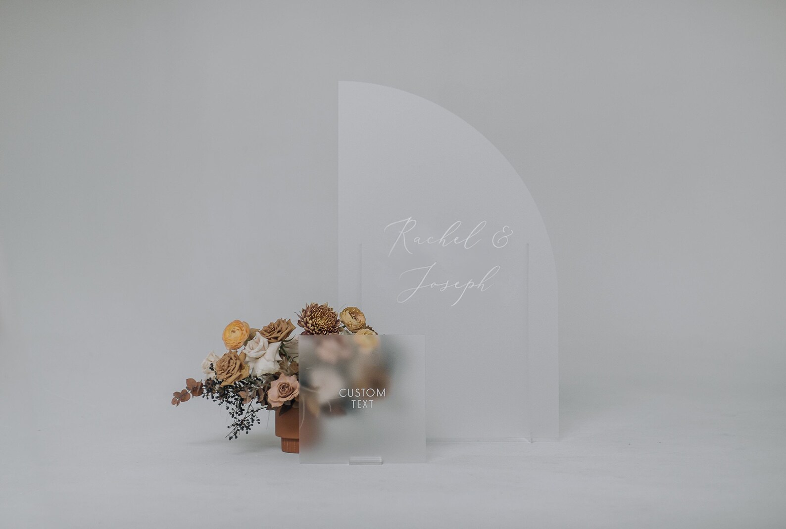 Half Arch Wedding Welcome Sign Custom Calligraphy Wedding - Etsy