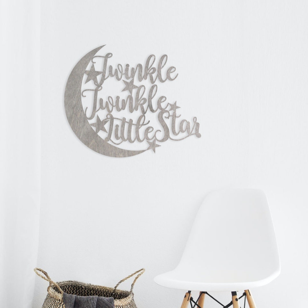 Twinkle Twinkle Little Star Sign Nursery Sign Nursery Decor - Etsy